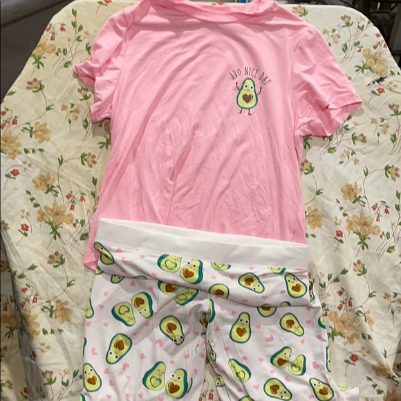 Intimates & Sleepwear | Avocado Pajama Set | Poshmark